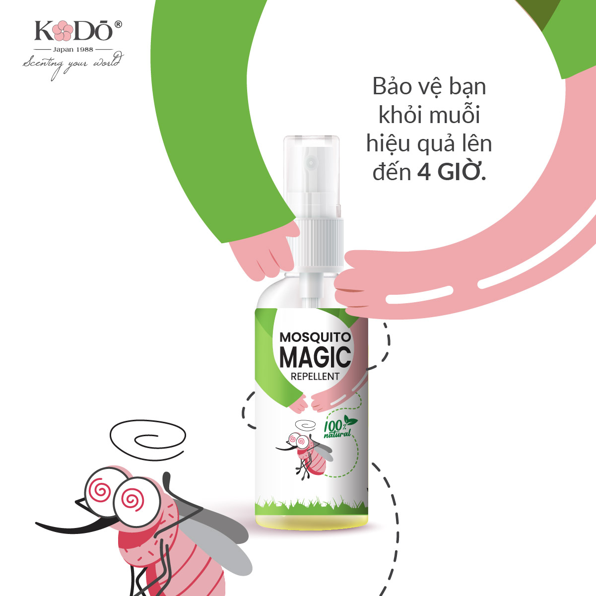 Mosquito Magic Mosquito Repellent Spray - Kodo