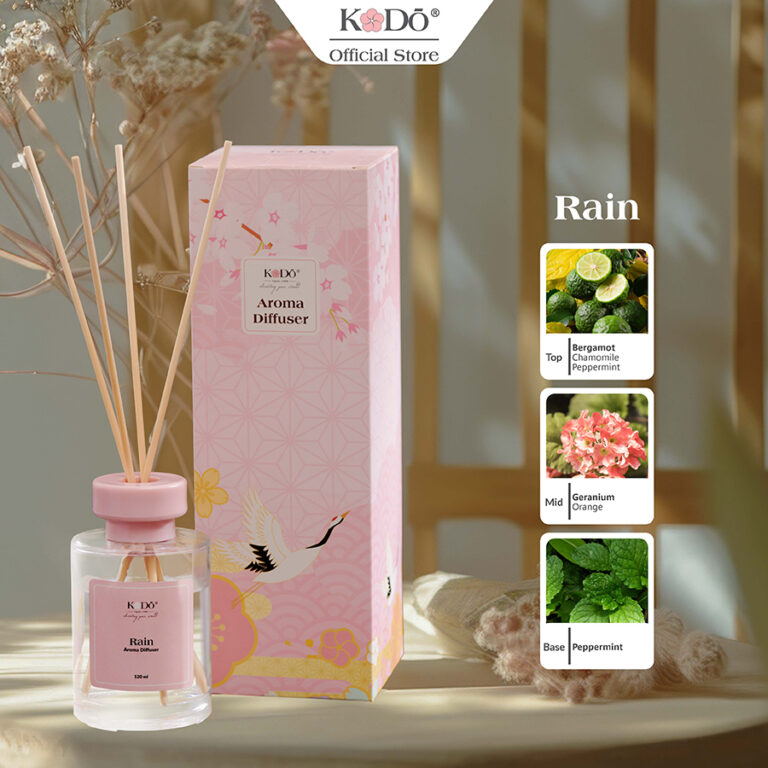 Rain Perfume Essential Oil Diffuser Rod Set - Kodo